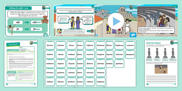 Level 6 Week 24 Lesson 2 - adding -ness (teacher made)