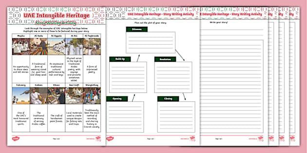 UAE Intangible Heritage - Story Writing - Cultural Studies