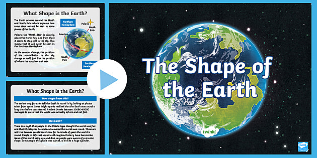 The Shape of Planet Earth PowerPoint and Task Setter