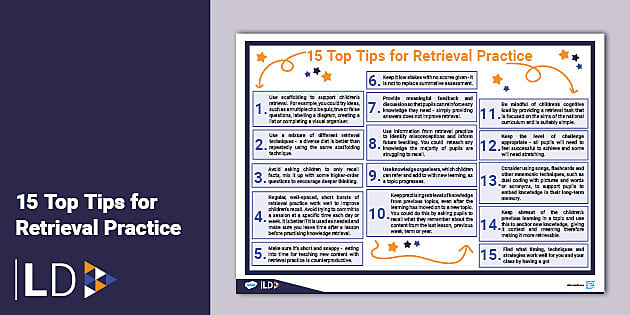 15 Top Tips for Retrieval Practice in Primary School