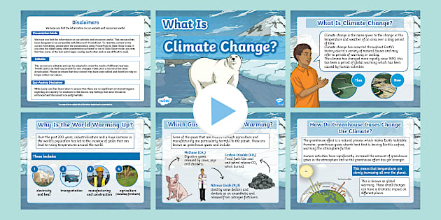 Year 3/4 Climate Change PowerPoint - What is Climate Change?