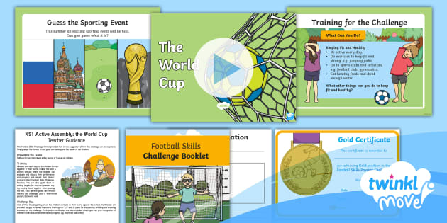 Twinkl Move PE - KS1 World Cup Active Assembly