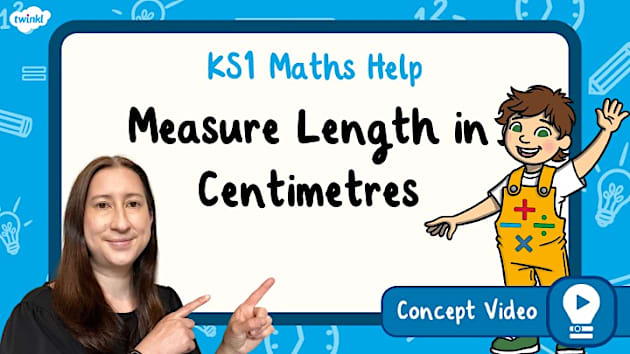 👉 Measure Length in Centimetres | KS1 Maths Concept Videos 👉 Measure Length in Centimetres | KS1 Maths Concept Videos