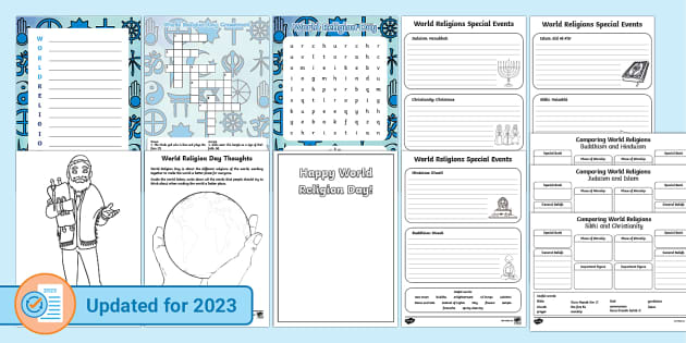 KS1 World Religion Day Resources Pack (teacher made)
