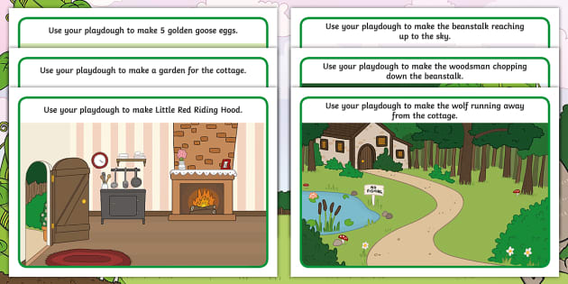 Fee! Fi! Fo! Fum! Playdough Mats (teacher made) - Twinkl