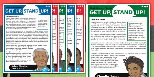 Get Up; Stand Up Display Posters (teacher made)