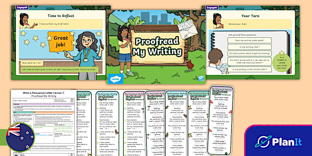 Ph 1 Write a Persuasive Letter Lesson 7:Proofread My Writing