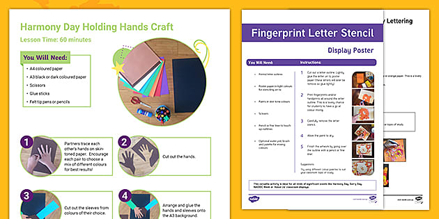 Harmony Day Art Activity Ideas (teacher made)