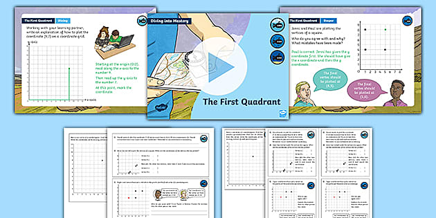 👉 White Rose Maths Compatible Year 6 The First Quadrant