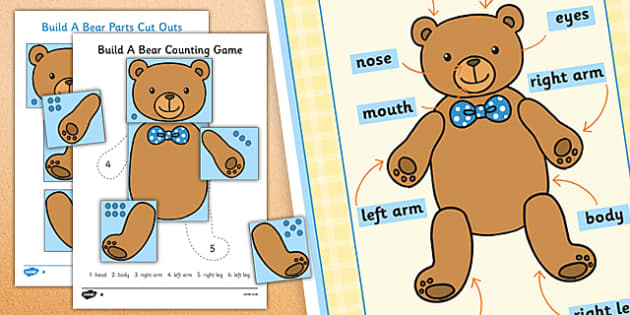 Build a Bear Counting Game Resource Pack (teacher made)