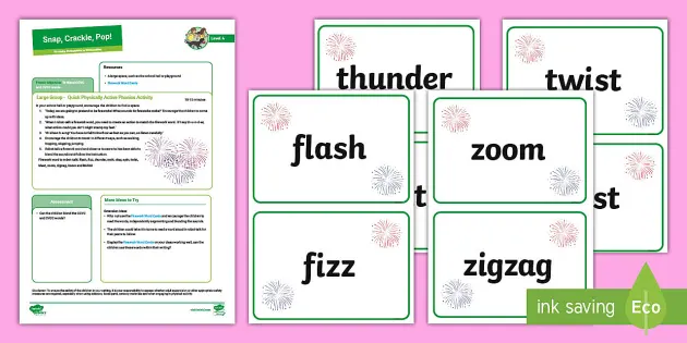 Snap Crackle Pop Words