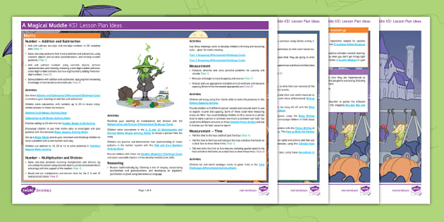 * NEW * KS1 A Magical Muddle Lesson Plan Ideas - Originals