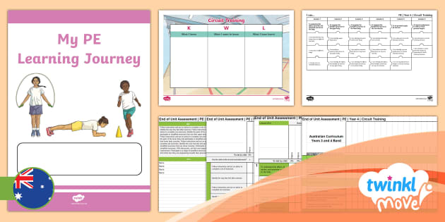 Move PE Year 4 Circuit Training: Assessment Pack - Twinkl