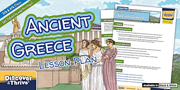 SEE (Identity and Heritage) Ancient Greece Lesson Plan (5th & 6th Class)