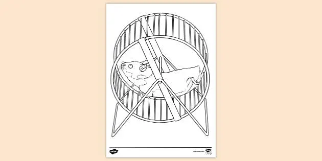 Hamster Wheel Drawing