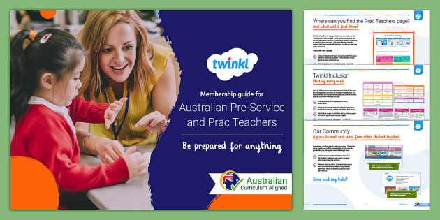 Australian Pre-Service and Prac Teachers Membership Guide
