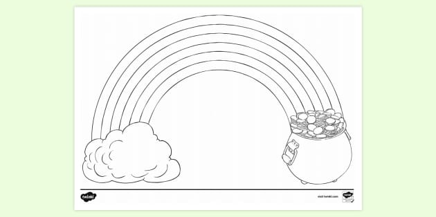 FREE! - Rainbow Colouring Page for Children | Colouring Sheets
