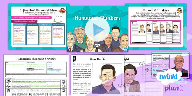 RE: Humanism: Humanist Thinkers Year 6 Lesson Pack 3