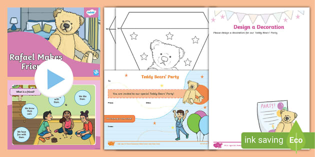 PSED Rafael Makes Friends Adult Input Plan and Resource Pack