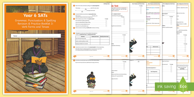 Grammar, Punctuation and Spelling Revision and Practice Booklet 3: Verb ...