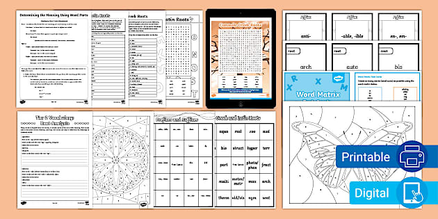Morphology Prefixes and Suffixes Activity Pack | Twinkl USA
