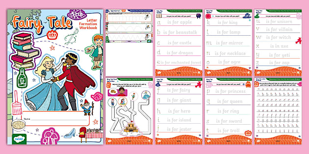 Handwriting at Home: Fairy Tale Letter Formation Workbook