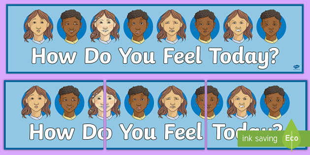 How Do You Feel Today? Display Banner - mental health awareness week