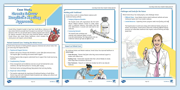 Case Study: Groote Schuur Hospital's Holistic and Western Healing Approach