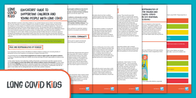 FREE! - Long Covid Kids: Educators' Guide to Supporting Children and Young