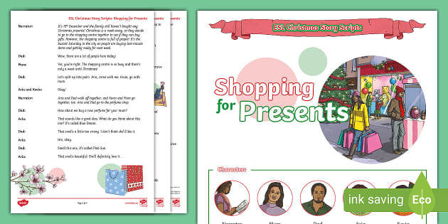 Christmas Worksheets for ESL Teachers - Twinkl