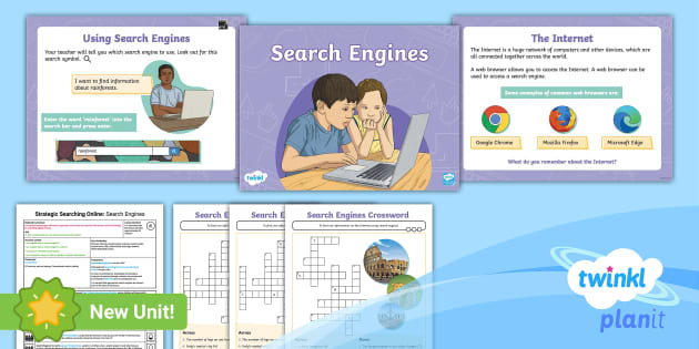 Computing: Strategic Searching Online: Search Engines Year 5 Lesson 1