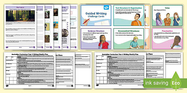 Guided Writing Pack 3-6 for the Australian Curriculum