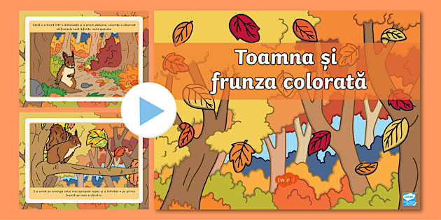 Toamna și frunza colorată – Poveste PowerPoint | Twinkl