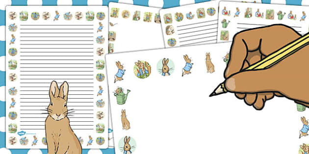 The Tale of Peter Rabbit Page Borders - page border, peter