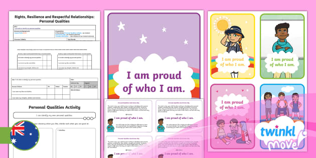 Foundation RRRR Personal Qualities Lesson Pack - Twinkl