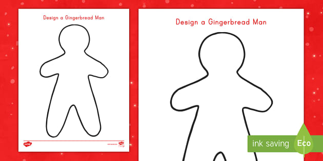 Gingerbread Designs Make Your Own Gingerbread Man Activity