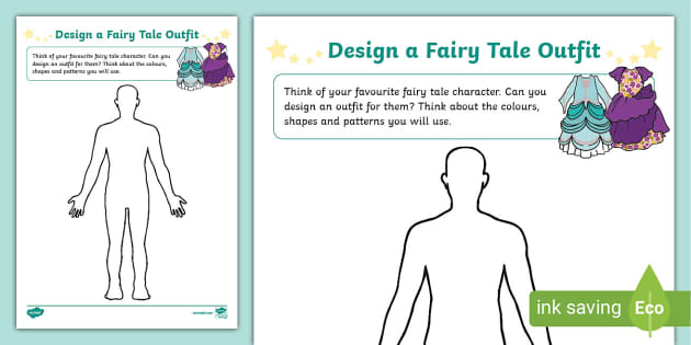 Design a Fairytale Outfit Activity (teacher made) - Twinkl