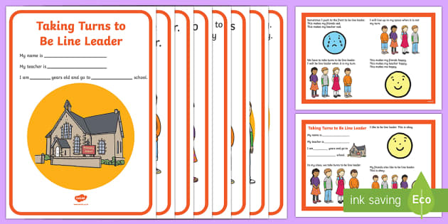 Taking Turns to Be Line Leader Social Situation