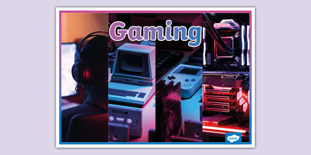 Gaming Photo Display Poster (Hecho por educadores) - Twinkl