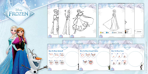 * NEW * Frozen: Coloring & Drawing Activity Pack