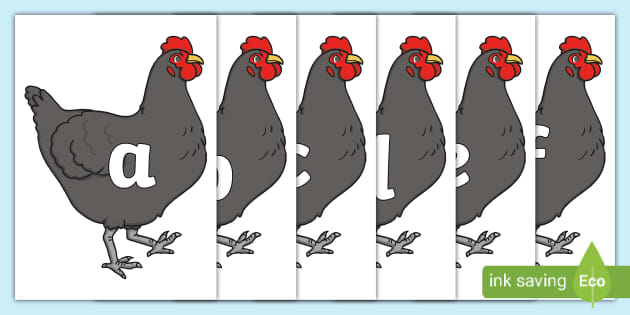 A-Z Alphabet on Hens (teacher made) - Twinkl