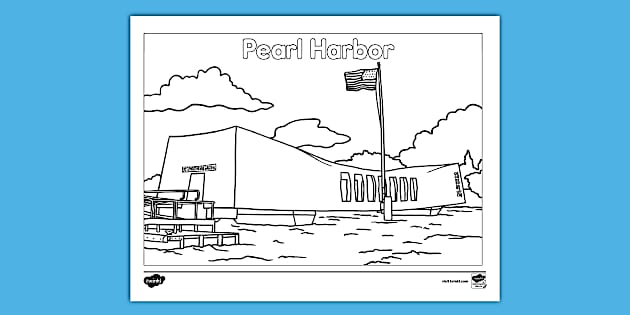 pearl harbor coloring page printable