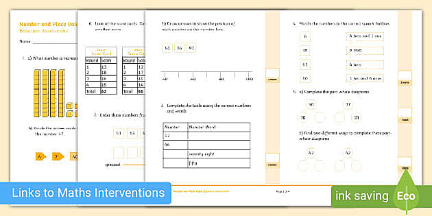 👉 Year 3 Number and Place Value Baseline Assessment