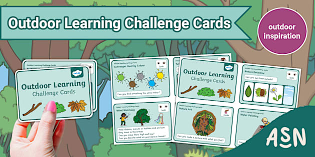 Outdoor Learning Challenge Cards for Learners with ASN