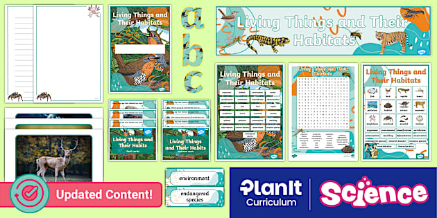 Living Things & Their Habitats Y4 Additional Resources