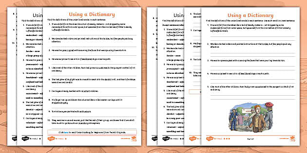 Using a Dictionary: Code-Cracking for Beginners KS2 Activity