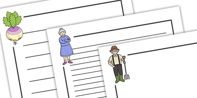 Enormous Turnip Page Borders - Enormous Turnip, page border, a4