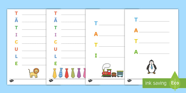 Ziua Tatălui Acrostih (teacher made) - Twinkl