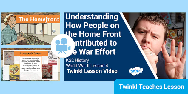 KS2 (Ages 7-11) History: World War II Video Lesson 4