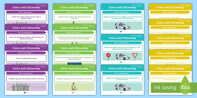 Year 5 Australian HASS Civics and Citizenship Content Descriptor Statements